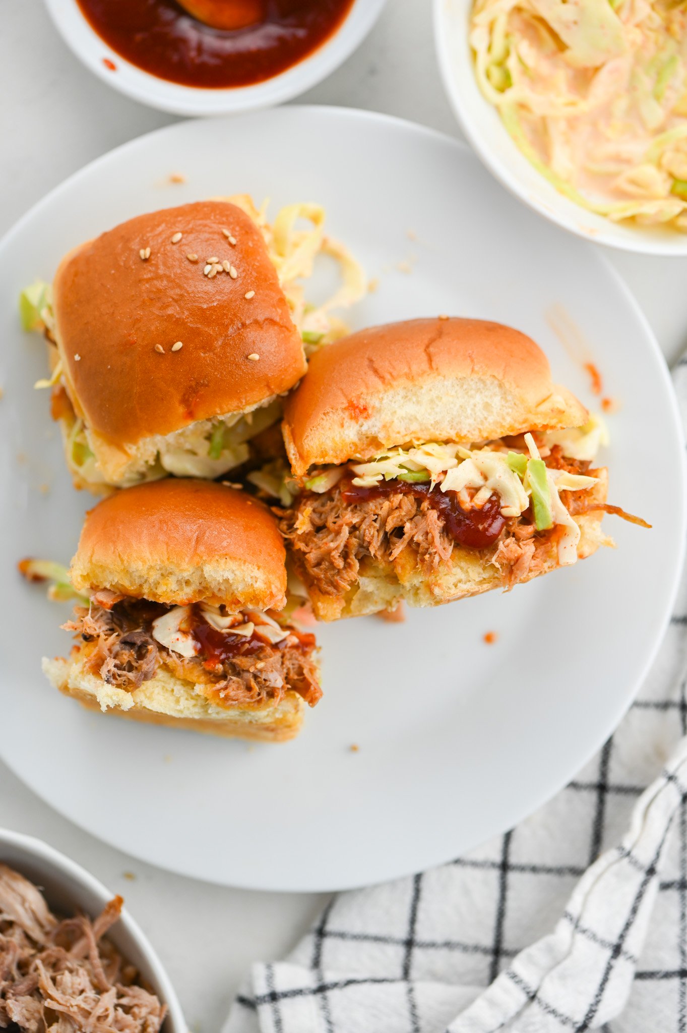 BBQ Pulled Pork Sliders - Life's Ambrosia