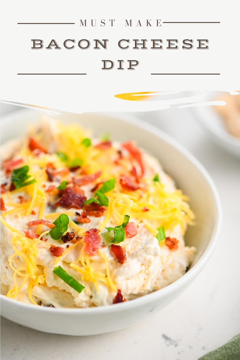Bacon Cheese Dip - Life's Ambrosia