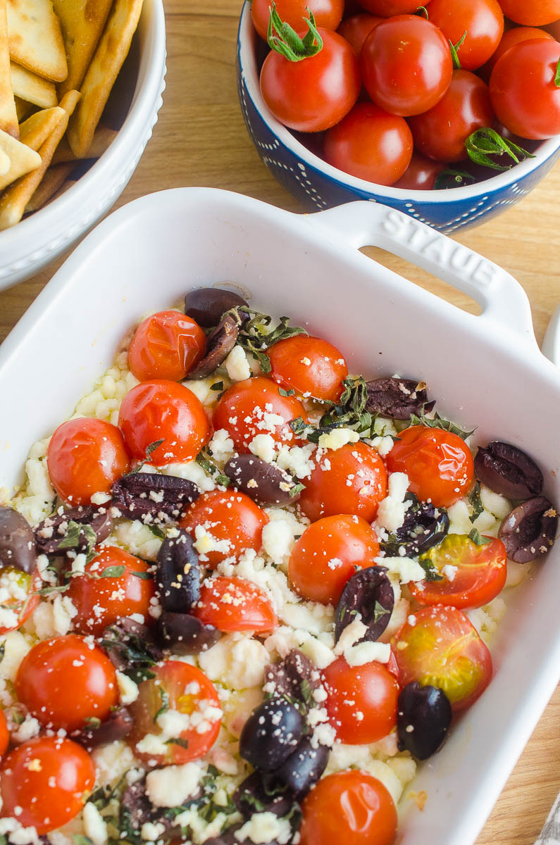 Baked Feta Dip Recipe - Greek Feta Dip - Life's Ambrosia