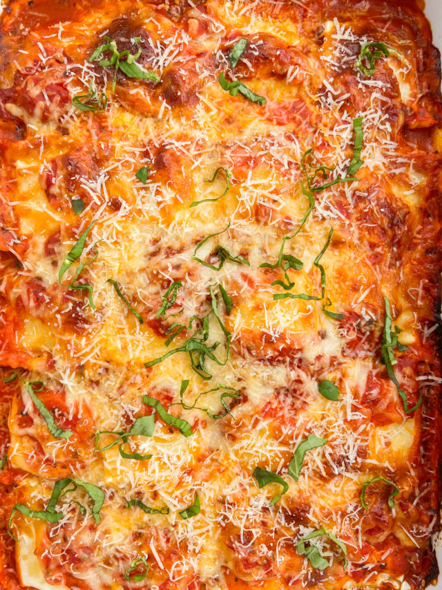 Baked Ravioli Recipe | Life's Ambrosia