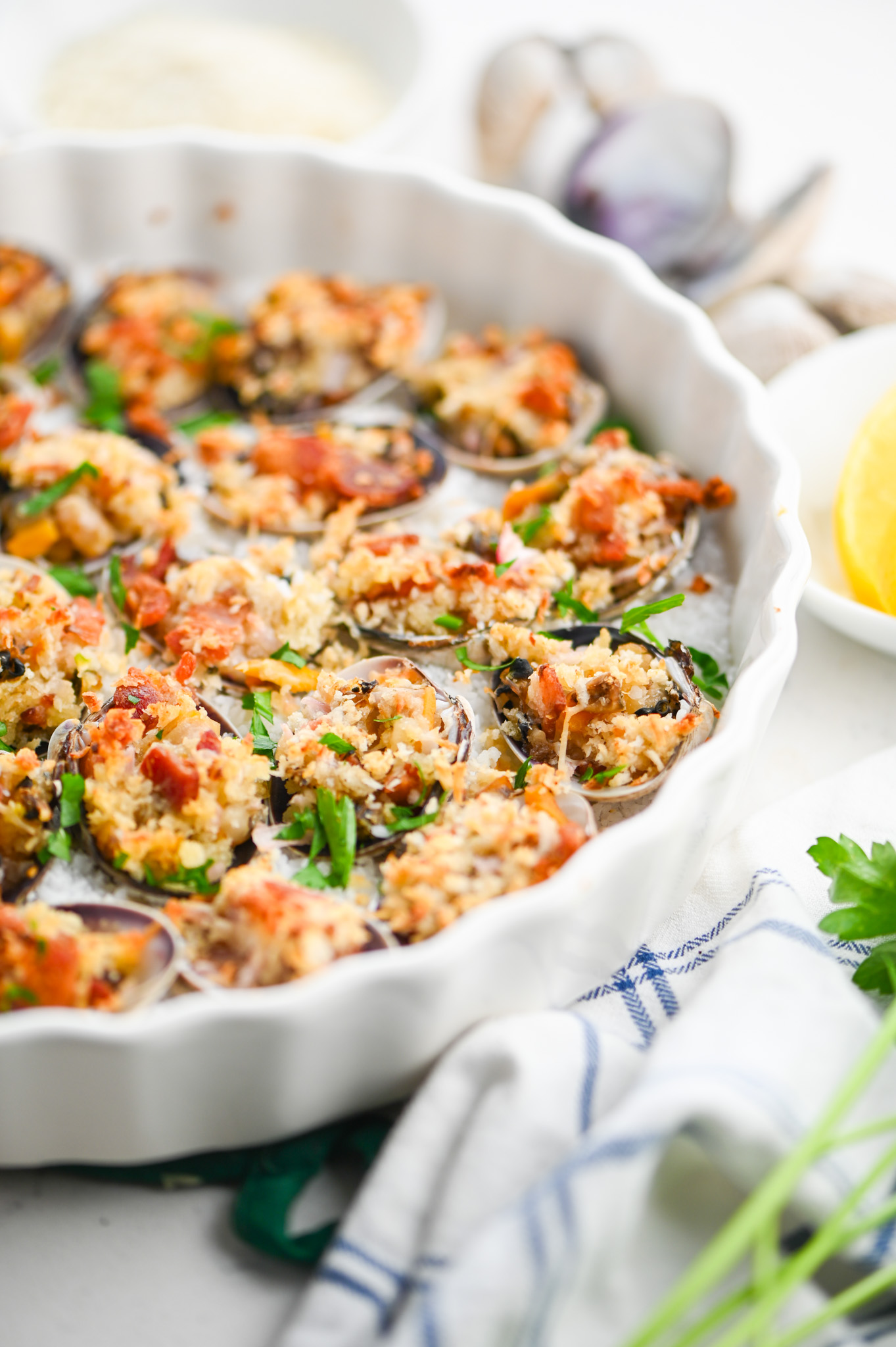 Stuffed Baked Clams - Life's Ambrosia