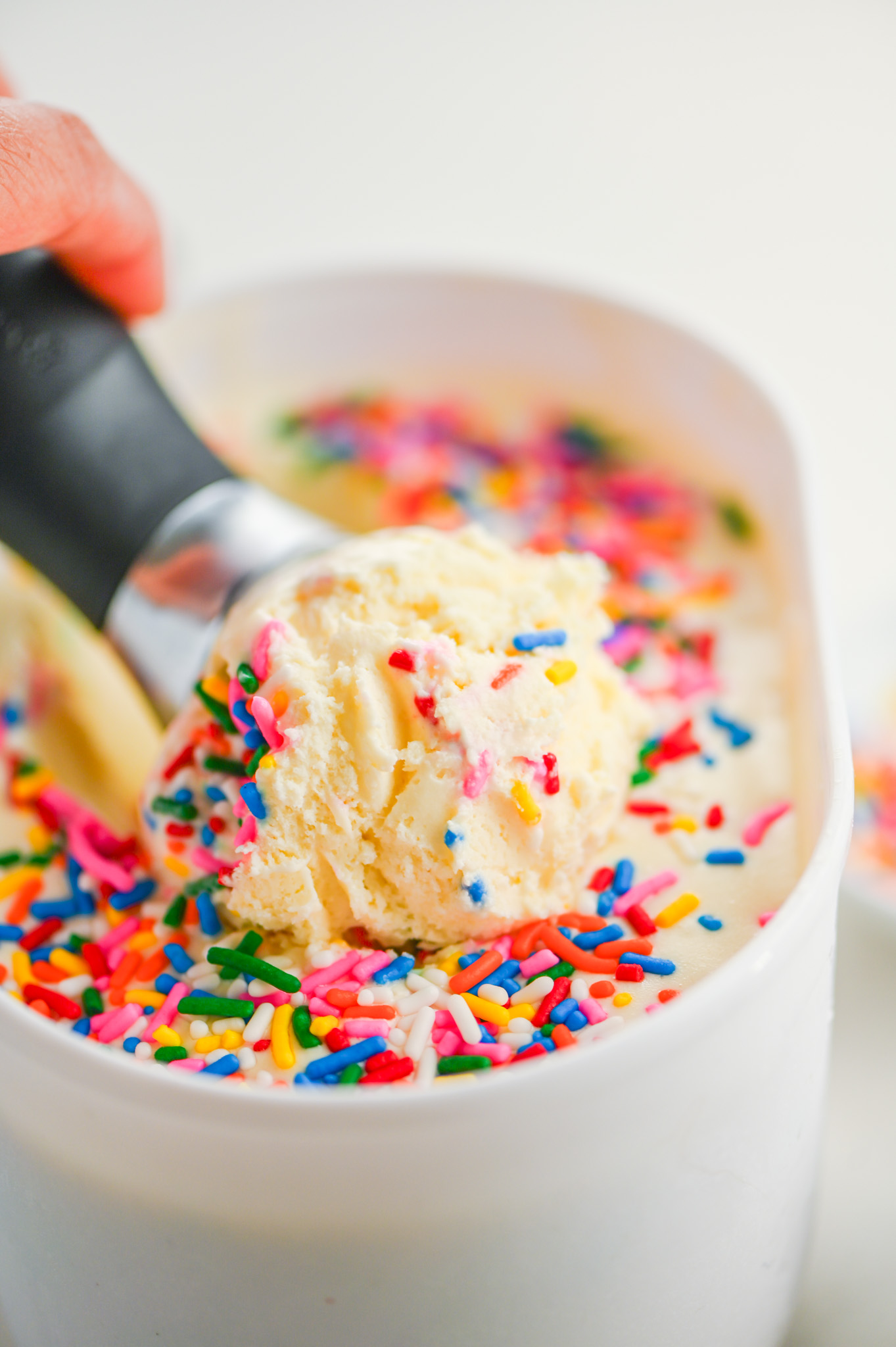 Birthday Cake Batter Ice Cream Recipe | Life's Ambrosia