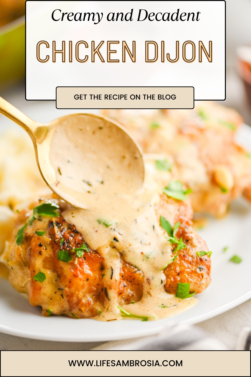 Chicken Dijon Recipe | Life's Ambrosia