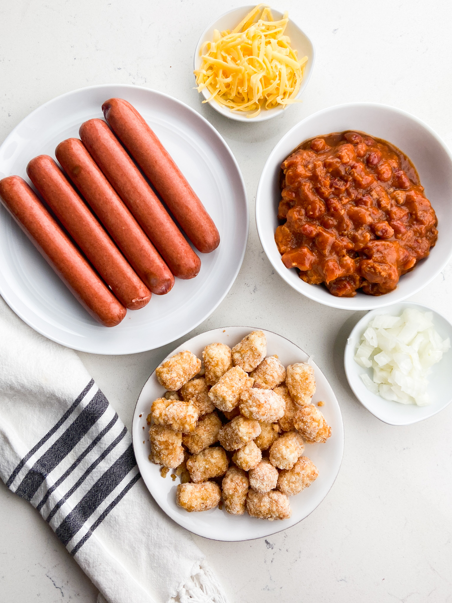 Chili Dog Tater Tot Casserole - Life's Ambrosia