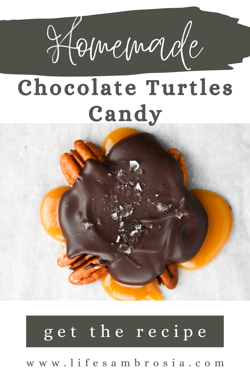 Homemade Chocolate Turtles - Life's Ambrosia