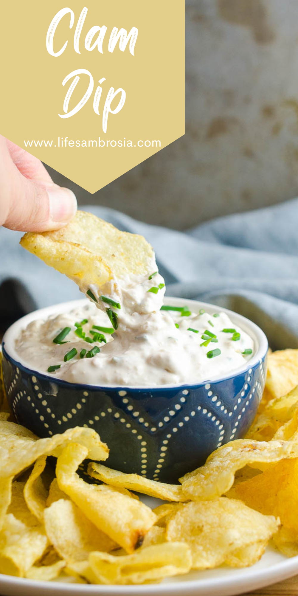 The BEST EVER Clam Dip Recipe | Life's Ambrosia