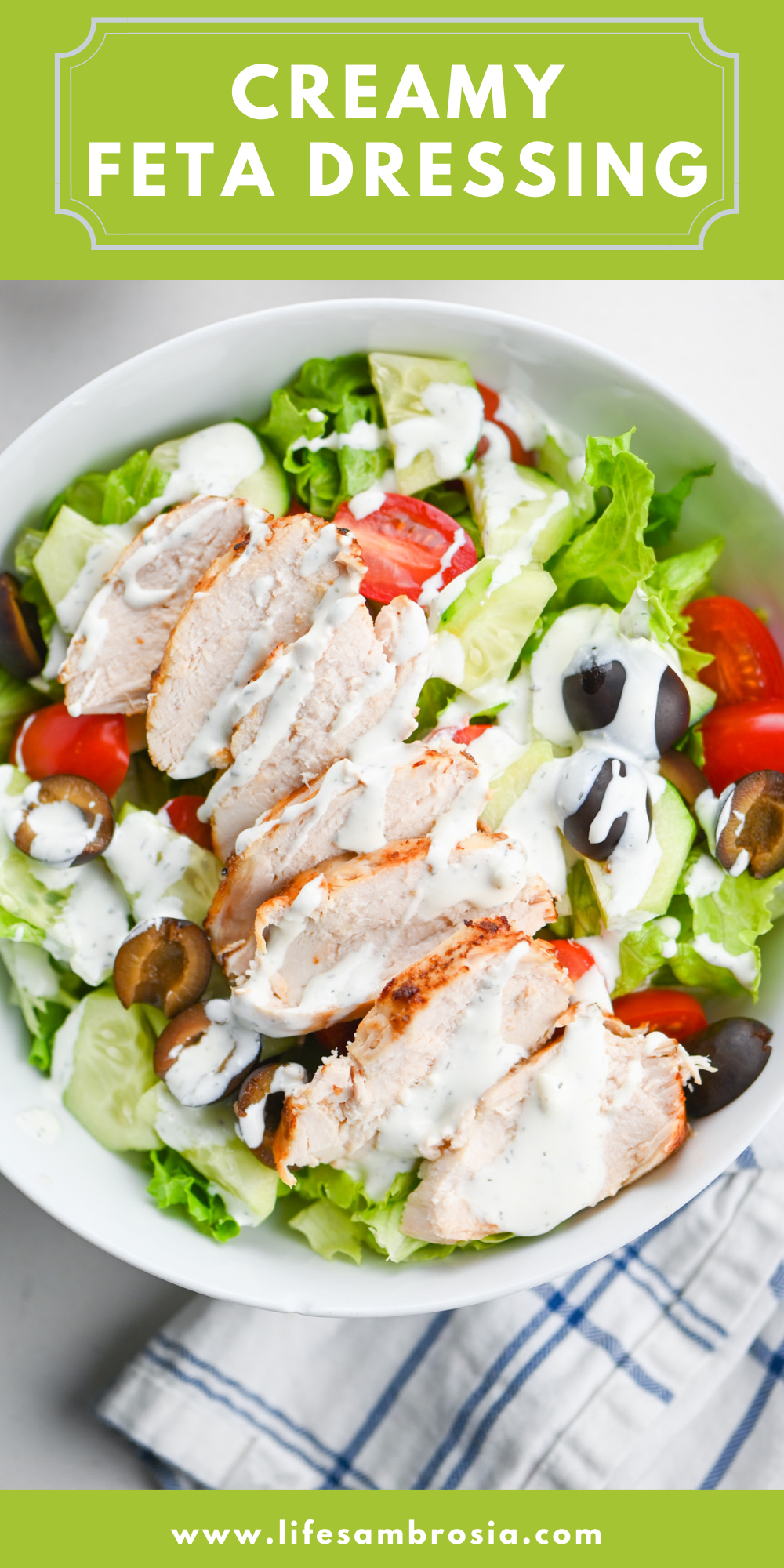 Creamy Feta Dressing Recipe | Life's Ambrosia