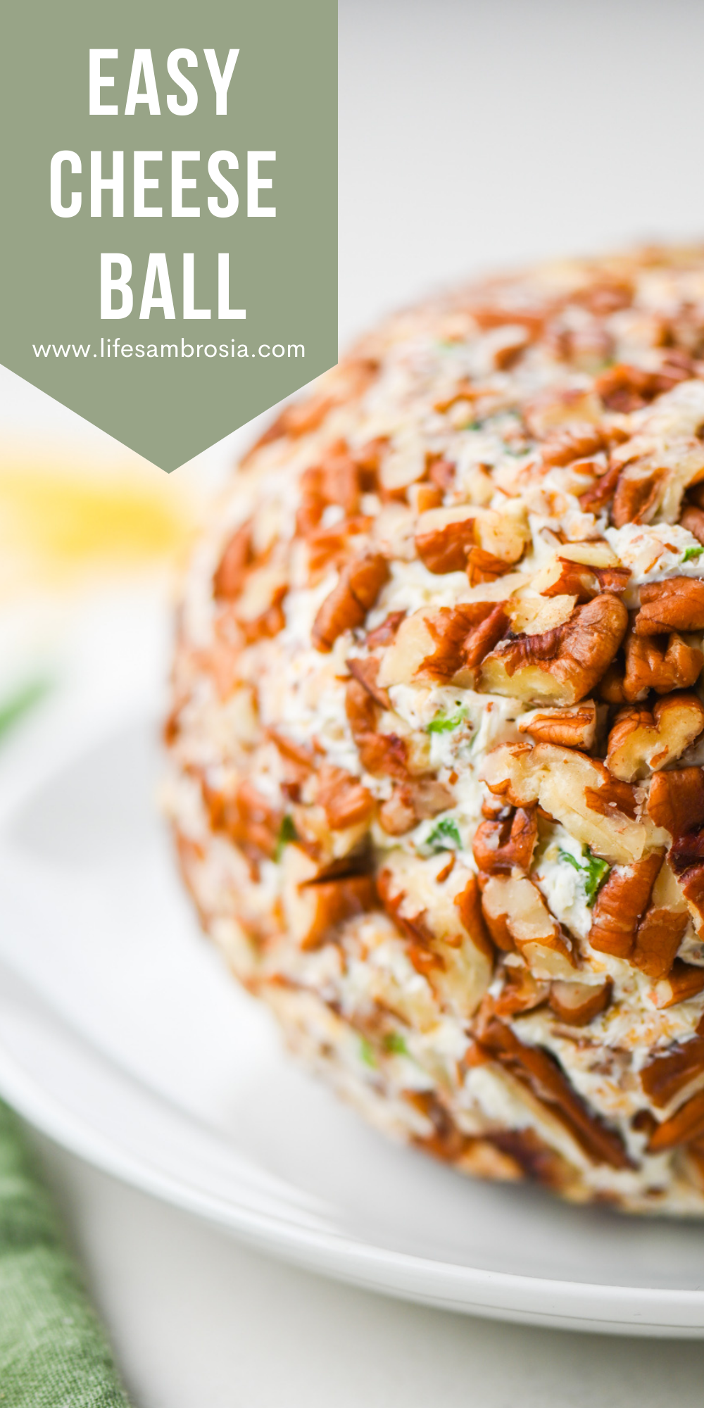 Easy Cheese Ball Recipe - Life's Ambrosia