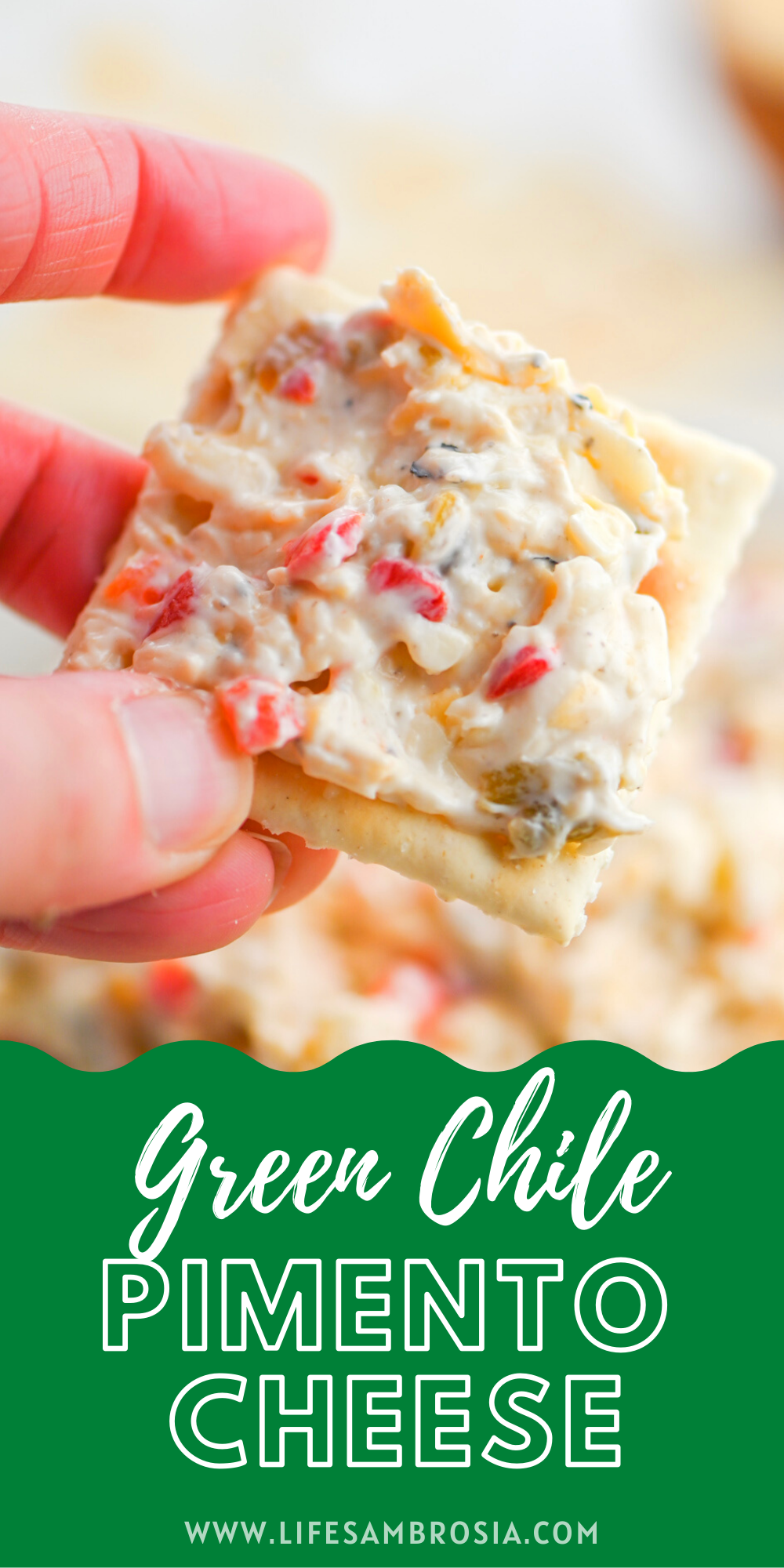 Green Chile Pimento Cheese Recipe | Life's Ambrosia