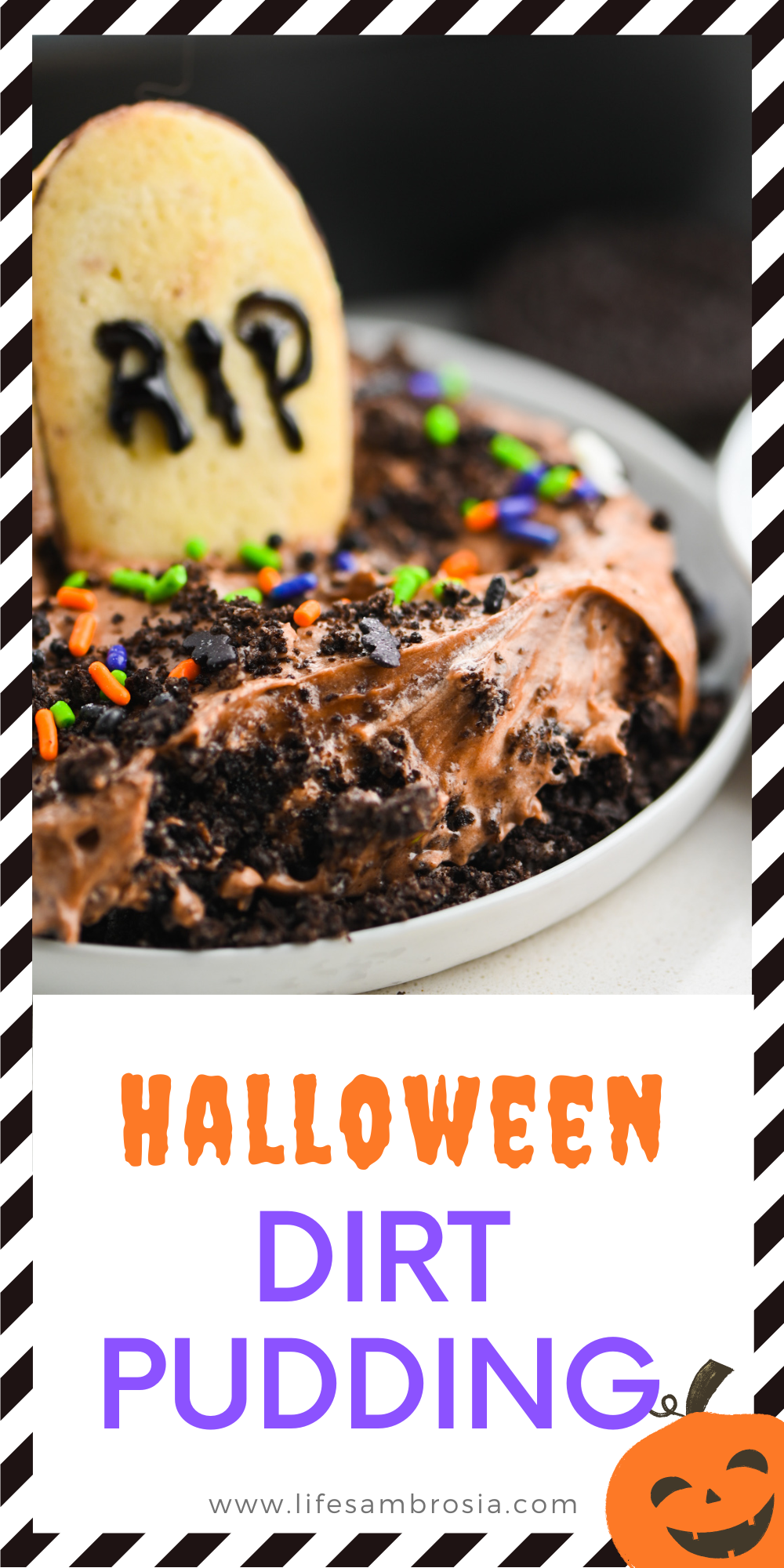 Halloween Dirt Pudding - Life's Ambrosia