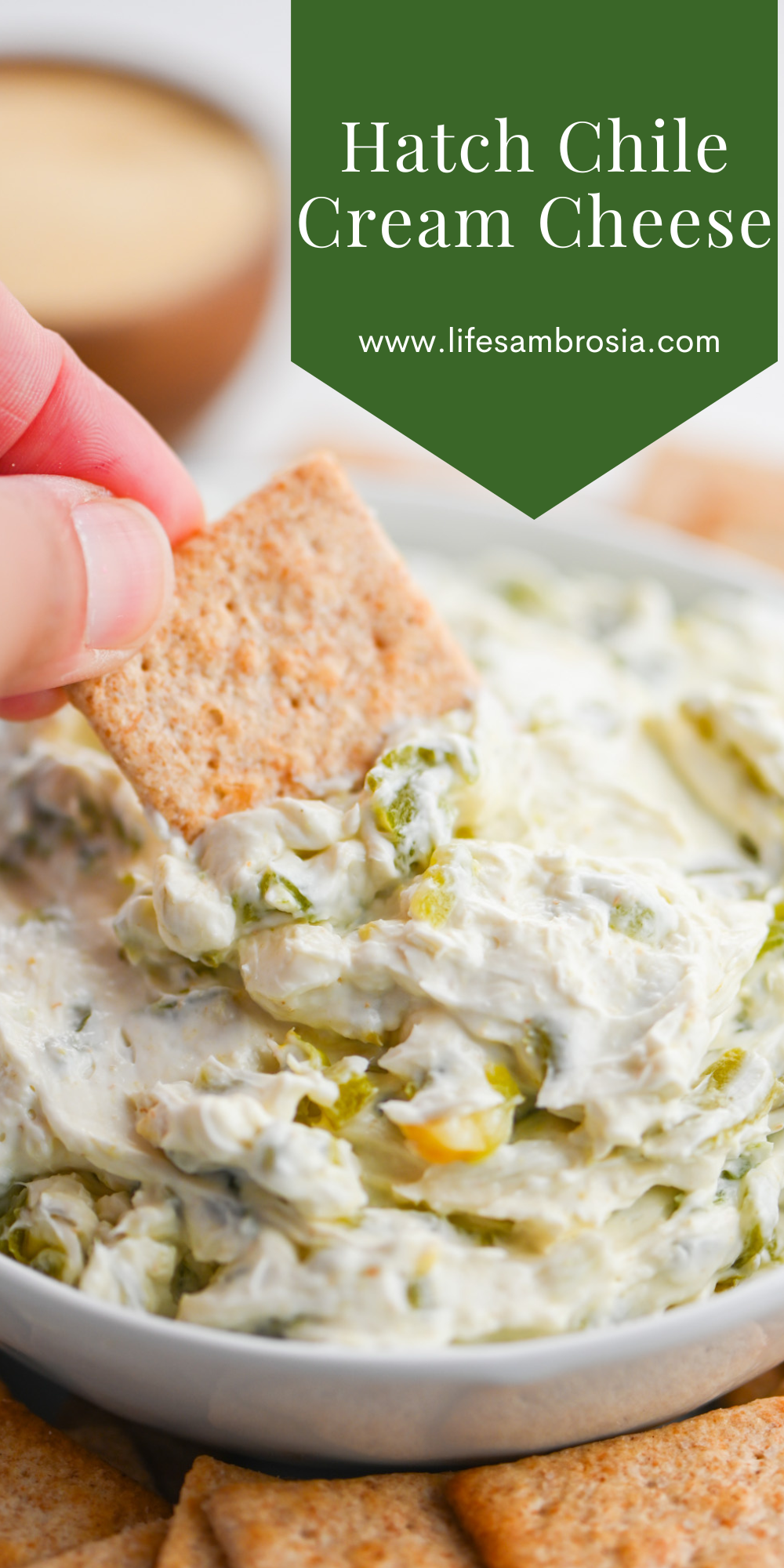 Hatch Chile Cream Cheese Recipe - Life's Ambrosia