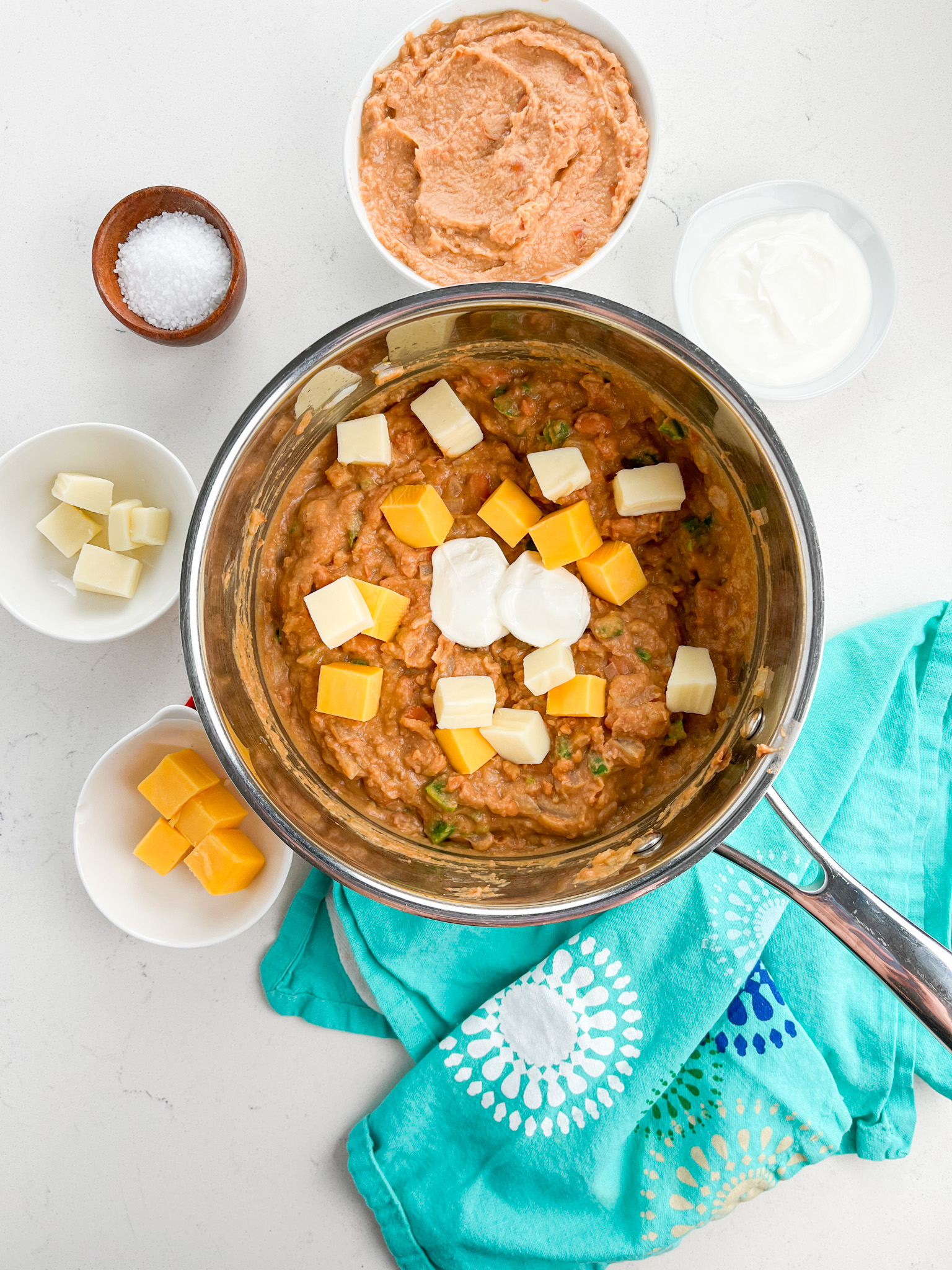 Hot Bean and Cheese Dip - Life's Ambrosia