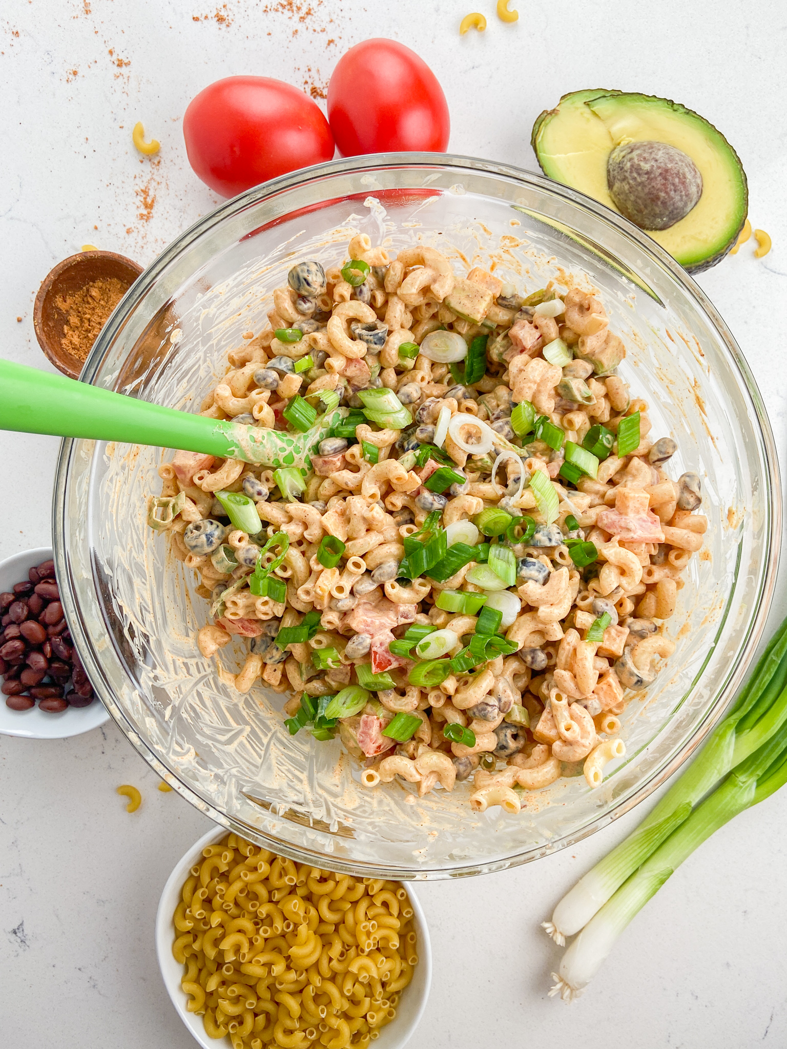 Seven Layer Dip Pasta Salad - Life's Ambrosia