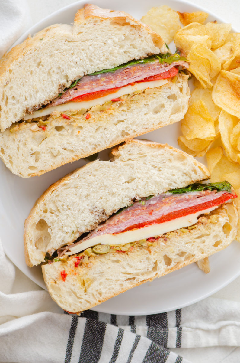 Italian Pressed Sandwiches | Mufaletta Recipe | Life's Ambrosia