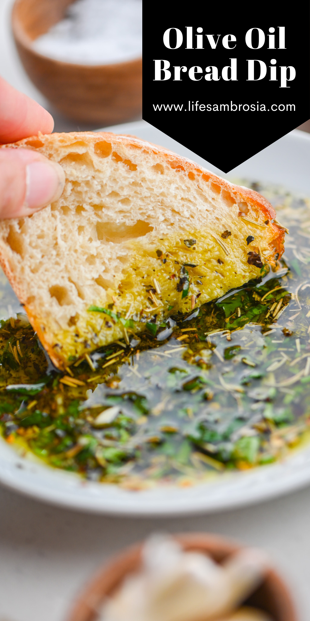 Olive Oil Bread Dip - Life's Ambrosia