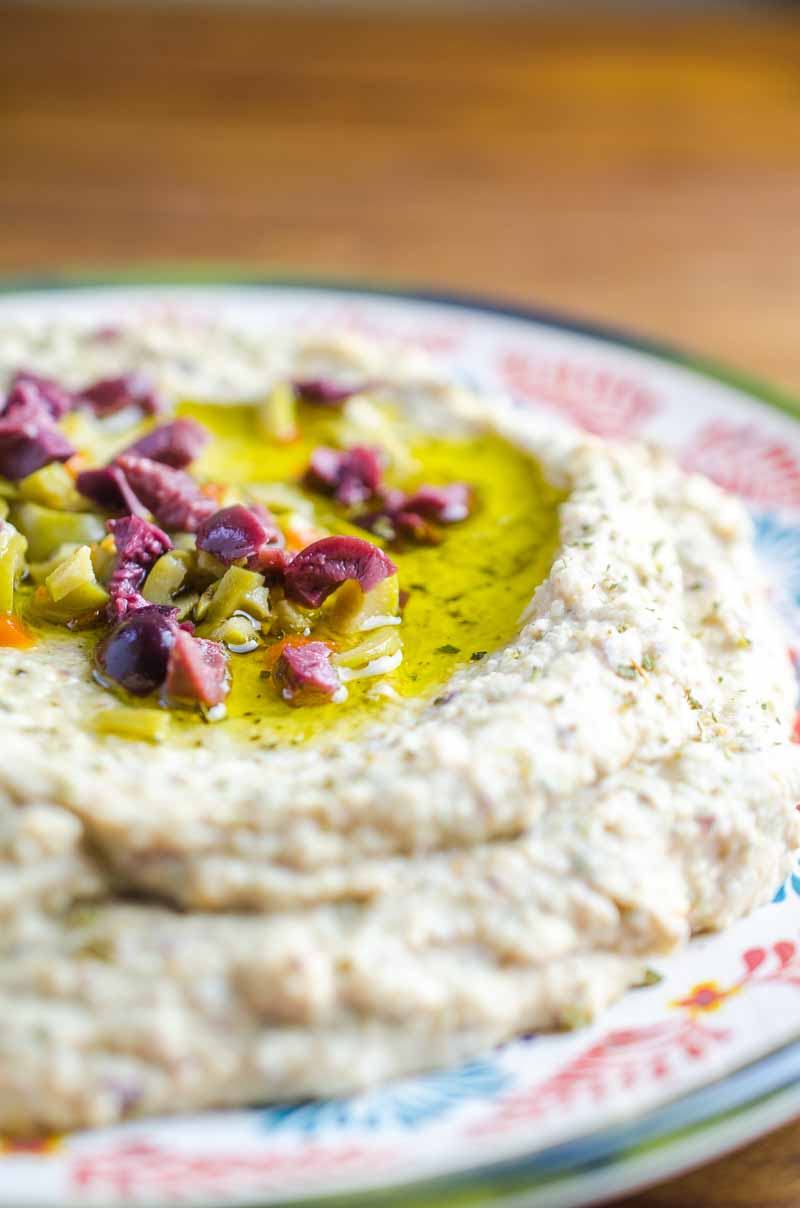 Quick Olive Hummus - Life's Ambrosia