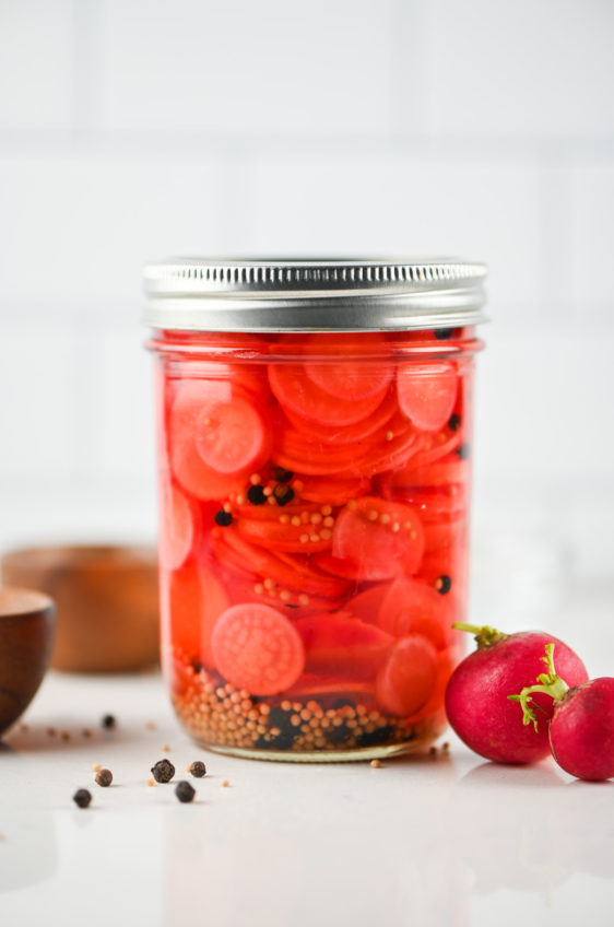 Quick Pickled Radishes - Life's Ambrosia