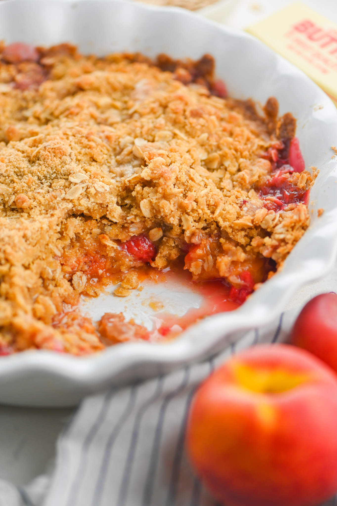 Raspberry Peach Crisp - Life's Ambrosia
