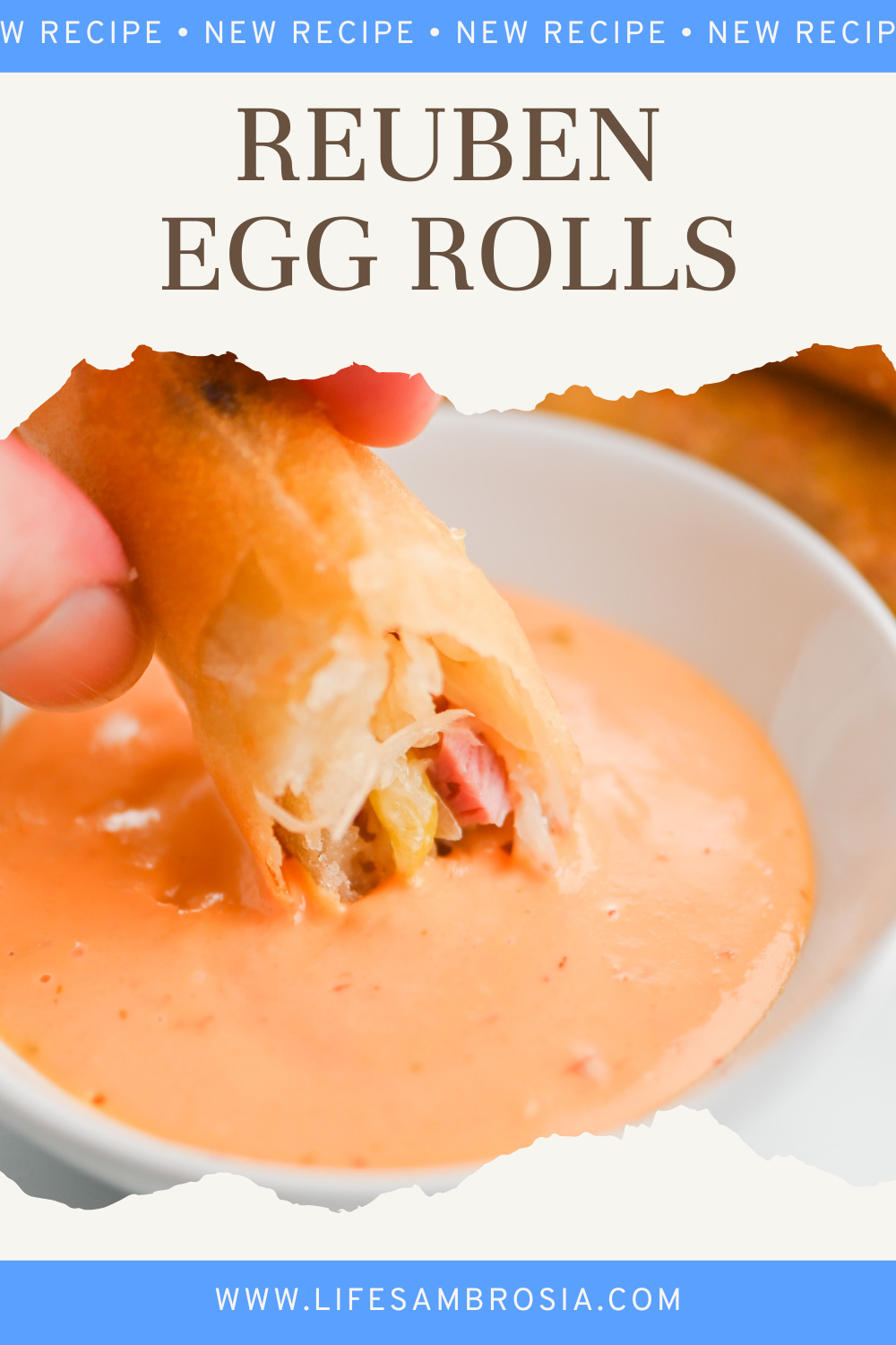 Reuben Egg Rolls - Life's Ambrosia