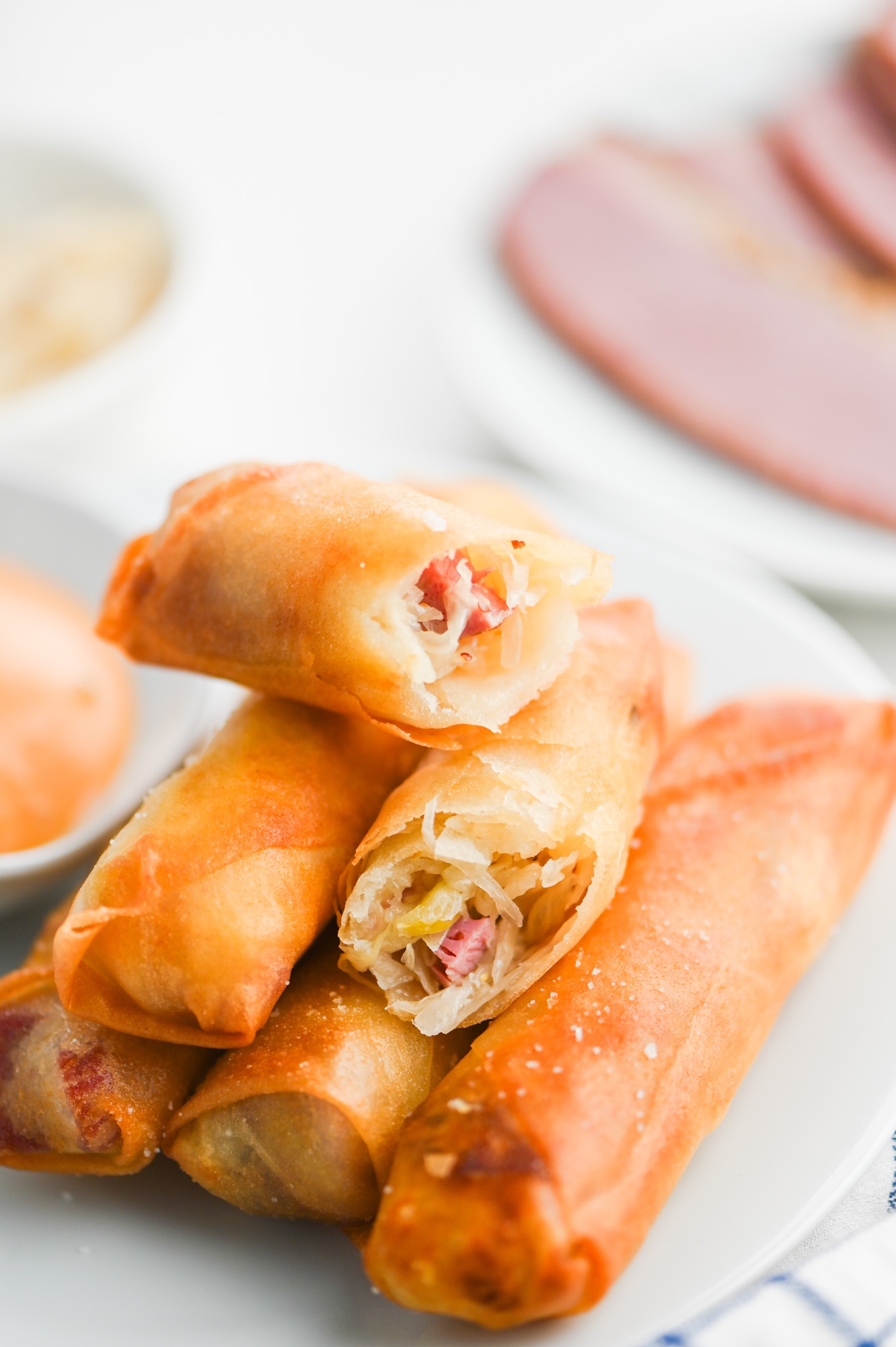 Reuben Egg Rolls - Life's Ambrosia