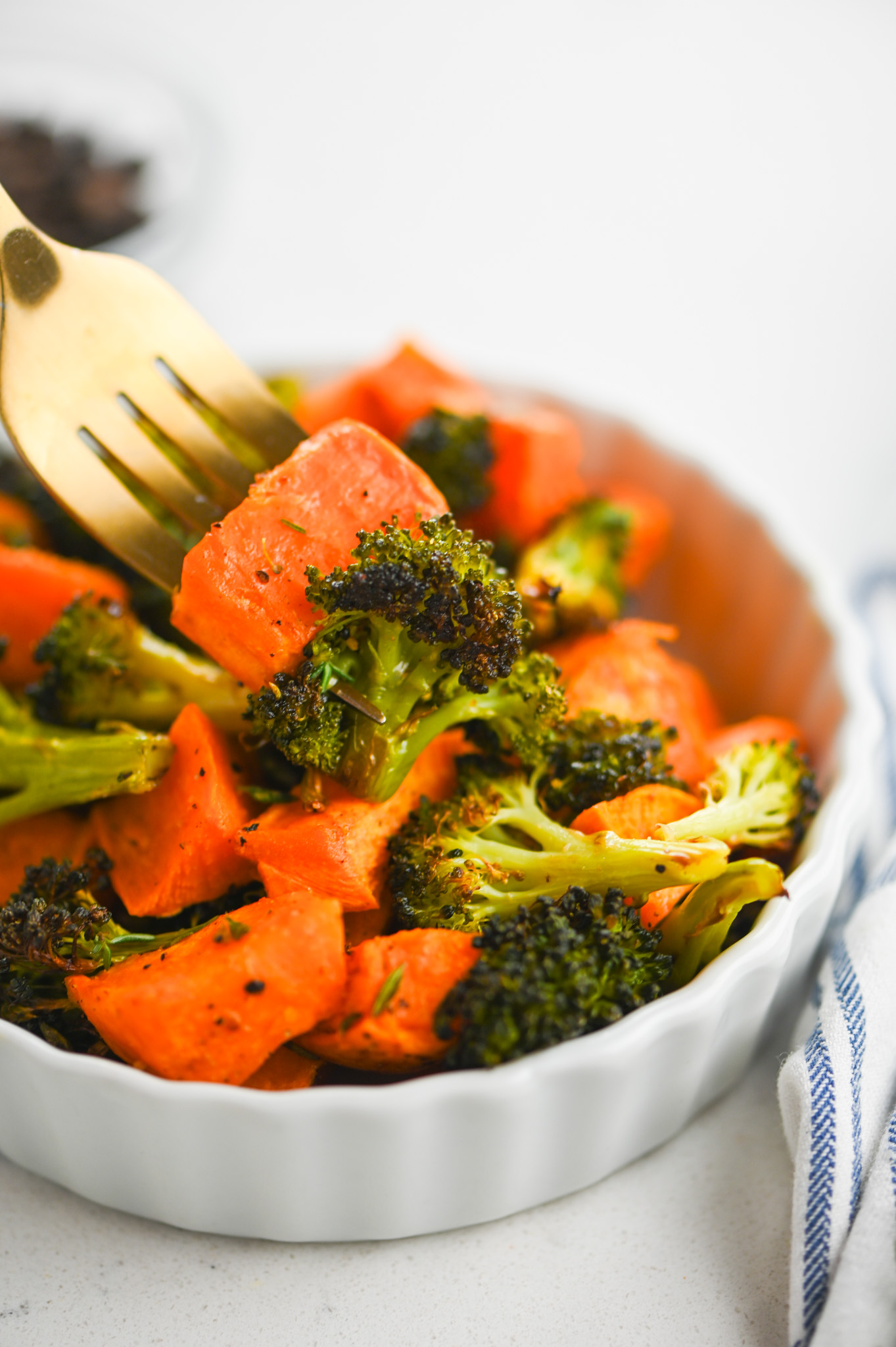 Roasted Sweet Potatoes and Broccoli Recipe | Life's Ambrosia Life's ...