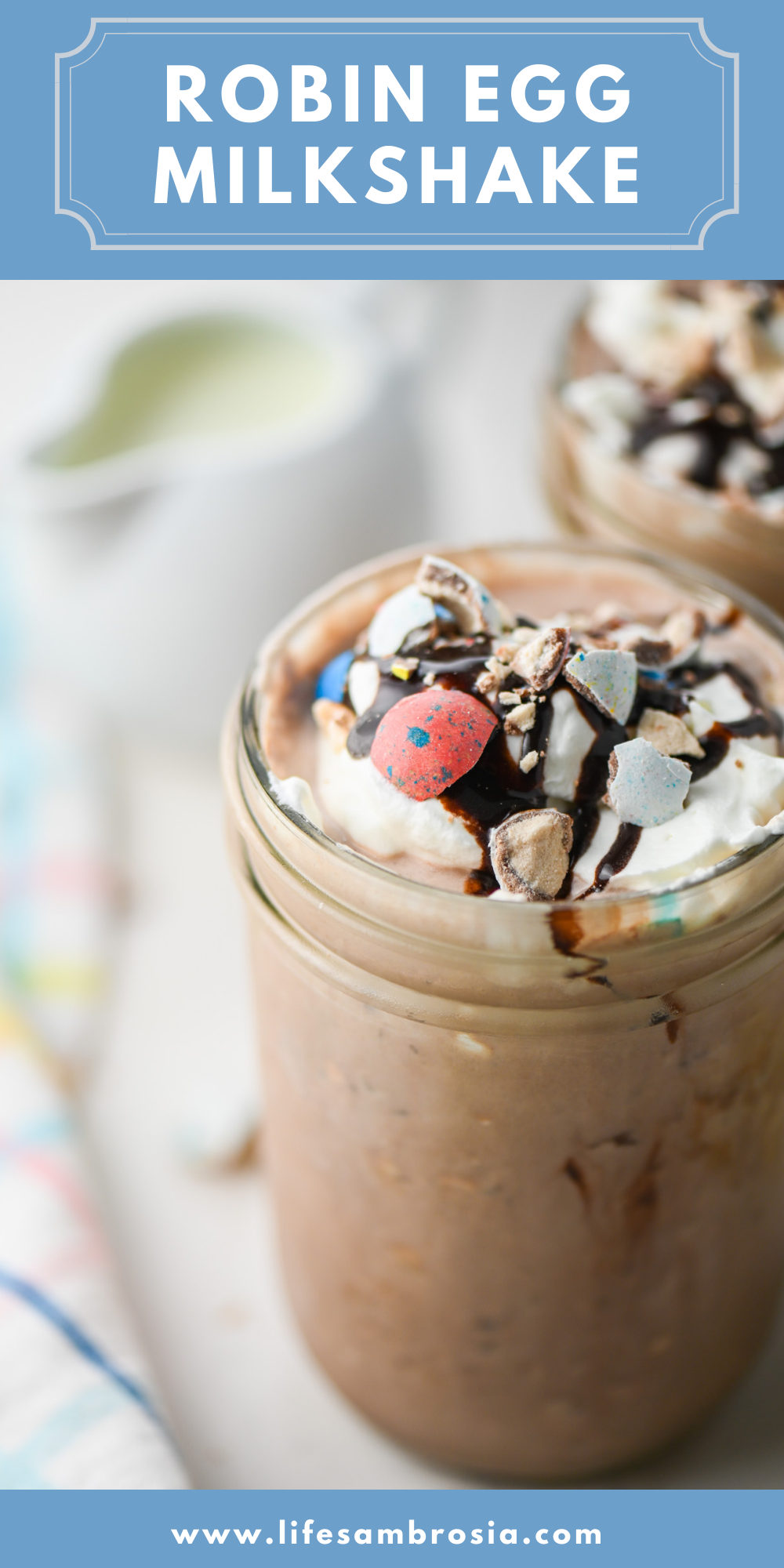 Robin Egg Chocolate Milkshake - Life's Ambrosia