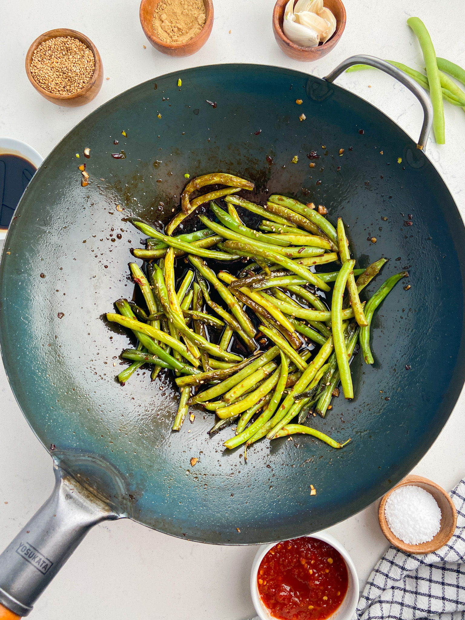 Szechuan Green Beans - Life's Ambrosia