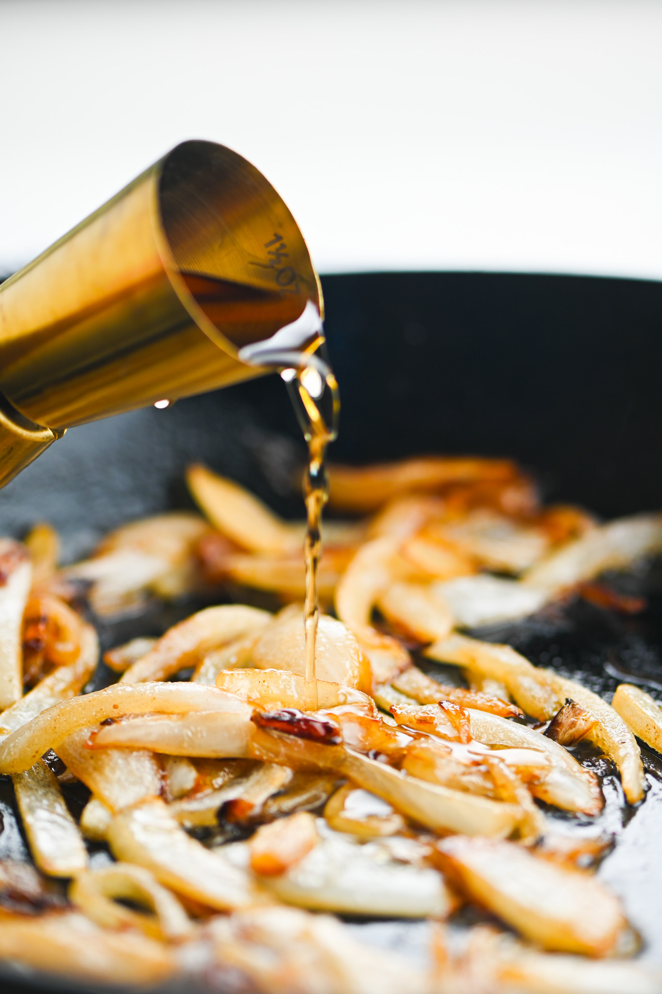Steak with Bourbon Caramelized Onions - Life's Ambrosia