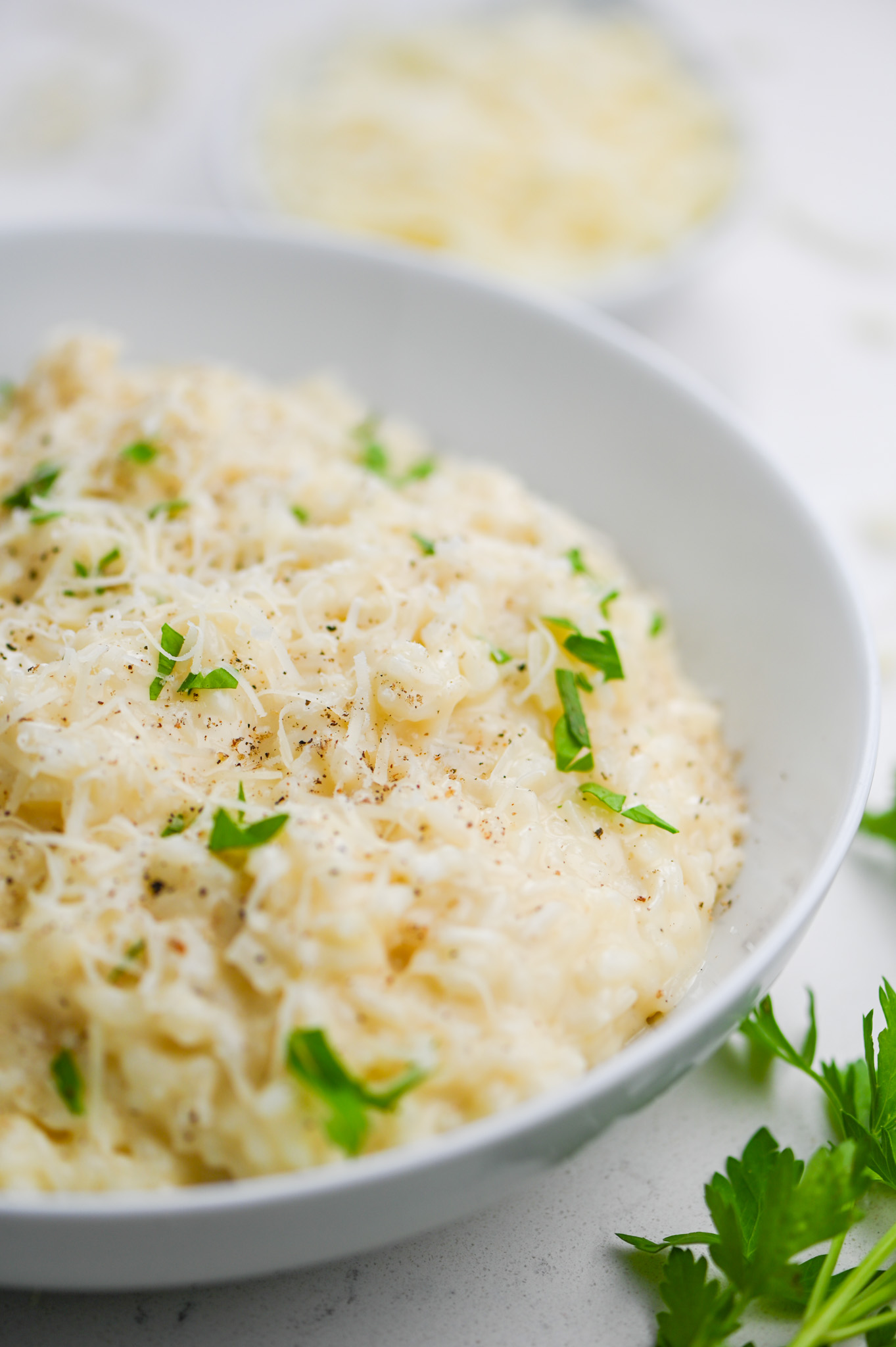 Three Cheese Risotto - Life's Ambrosia