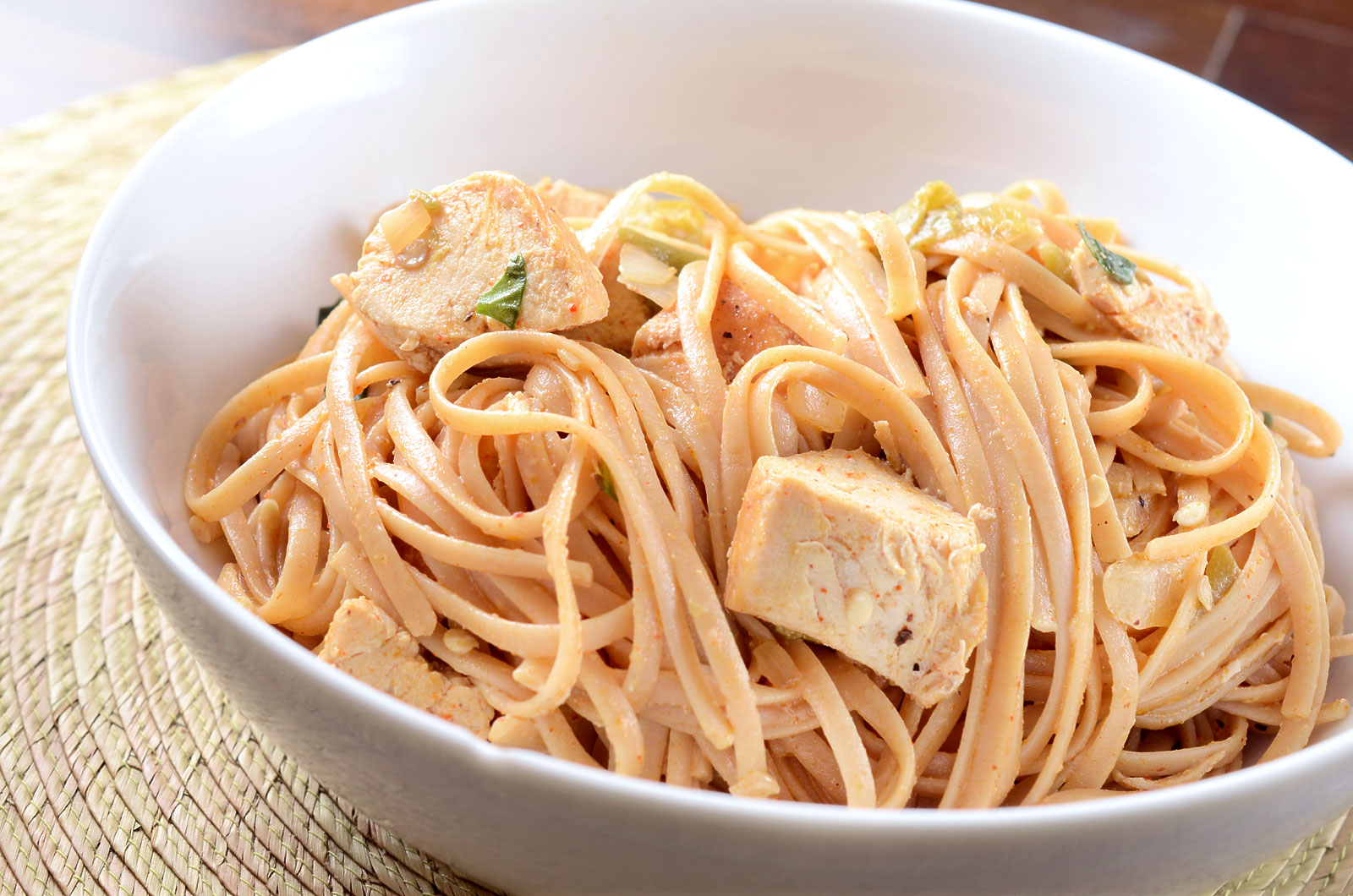 Creamy Hatch Chile and Chicken Pasta - Life's Ambrosia