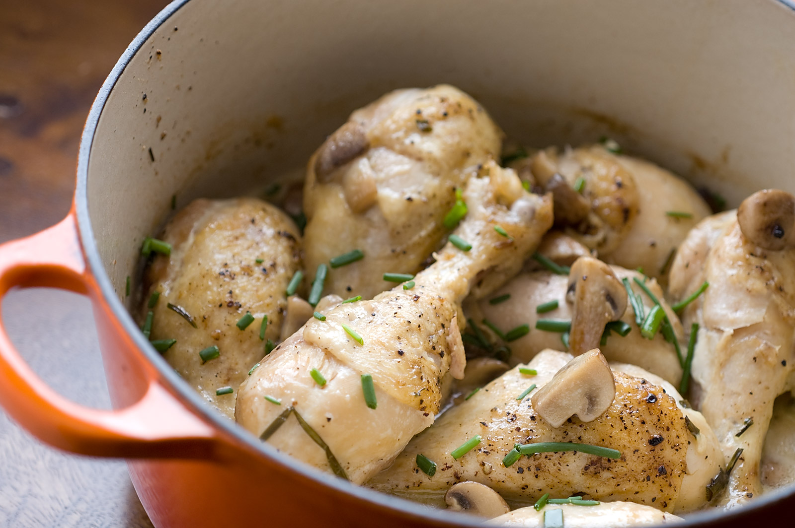 Mushroom Chive Chicken - Life's Ambrosia