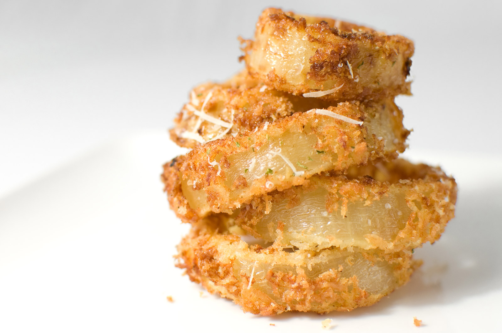 Crispy Parmesan Onion Rings - Life's Ambrosia