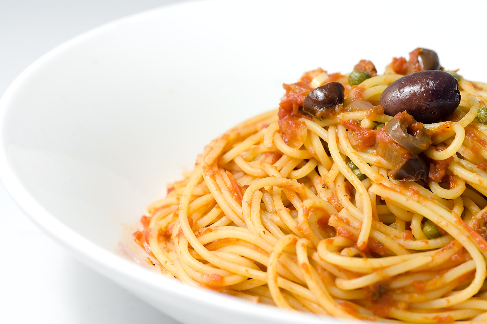 Spaghetti Puttanesca - Life's Ambrosia