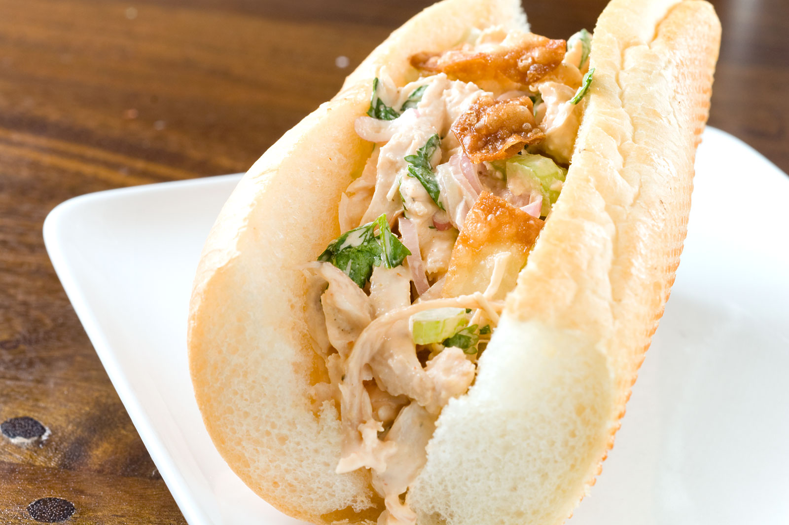Sriracha Chicken Salad Sandwich - Life's Ambrosia