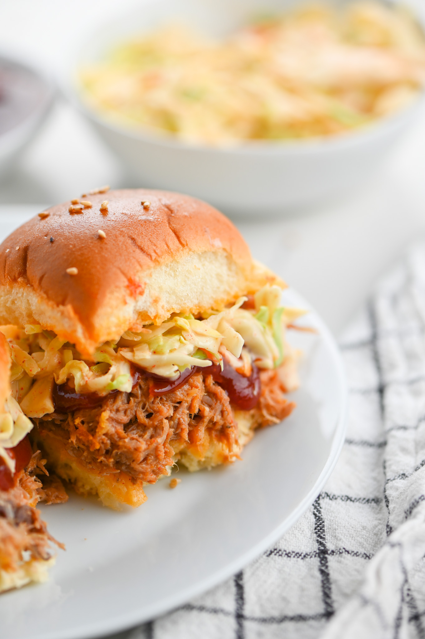 BBQ Pulled Pork Sliders - Life's Ambrosia