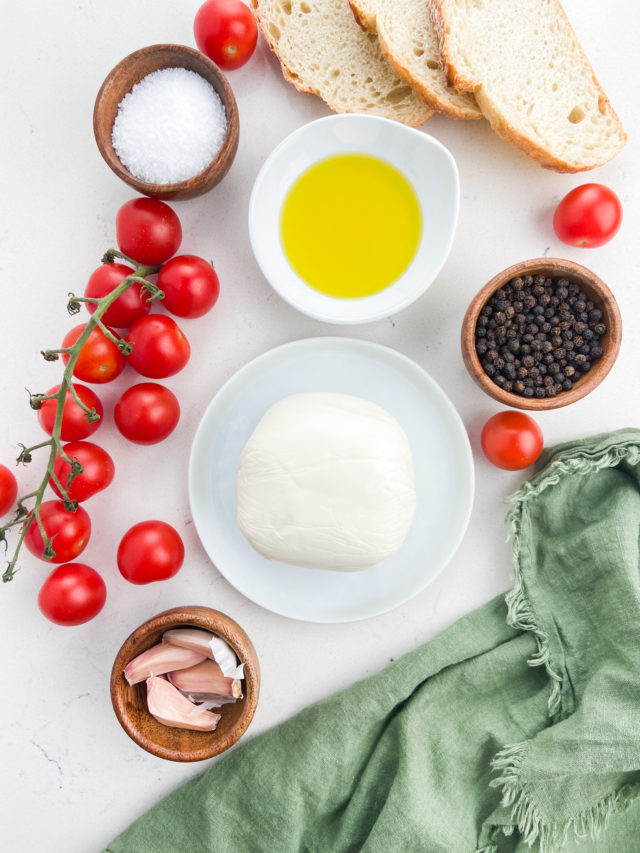 Baked Mozzarella - Life's Ambrosia