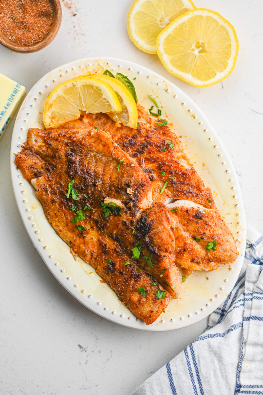 Blackened Fish - Life's Ambrosia