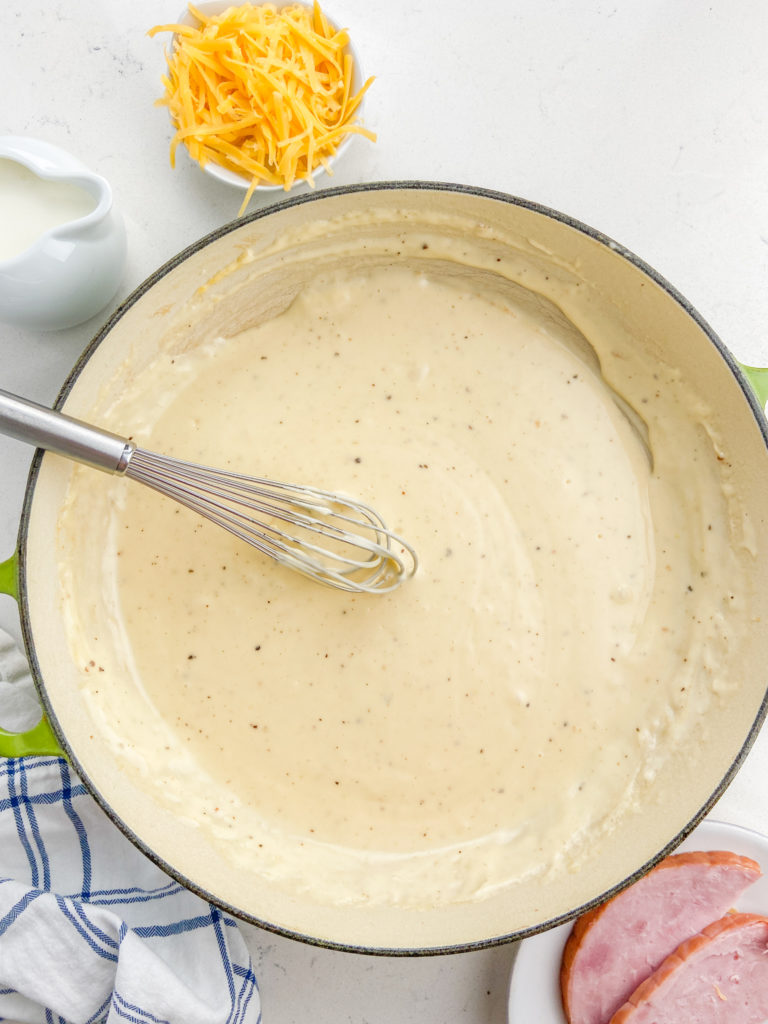 Cheesy Ham Potato Casserole Recipe | Life's Ambrosia