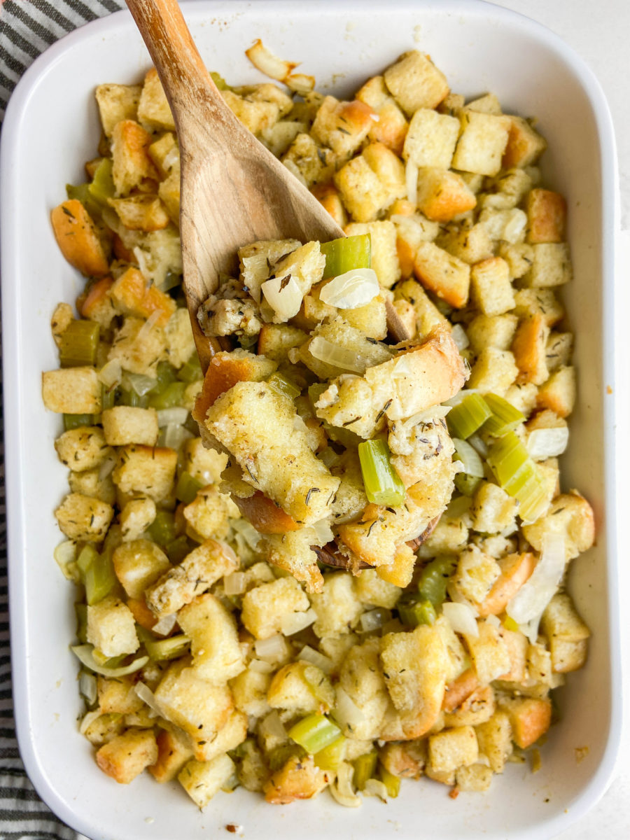The BEST Easy Stuffing Recipe | Thanksgiving Side Dish | Life's Ambrosia