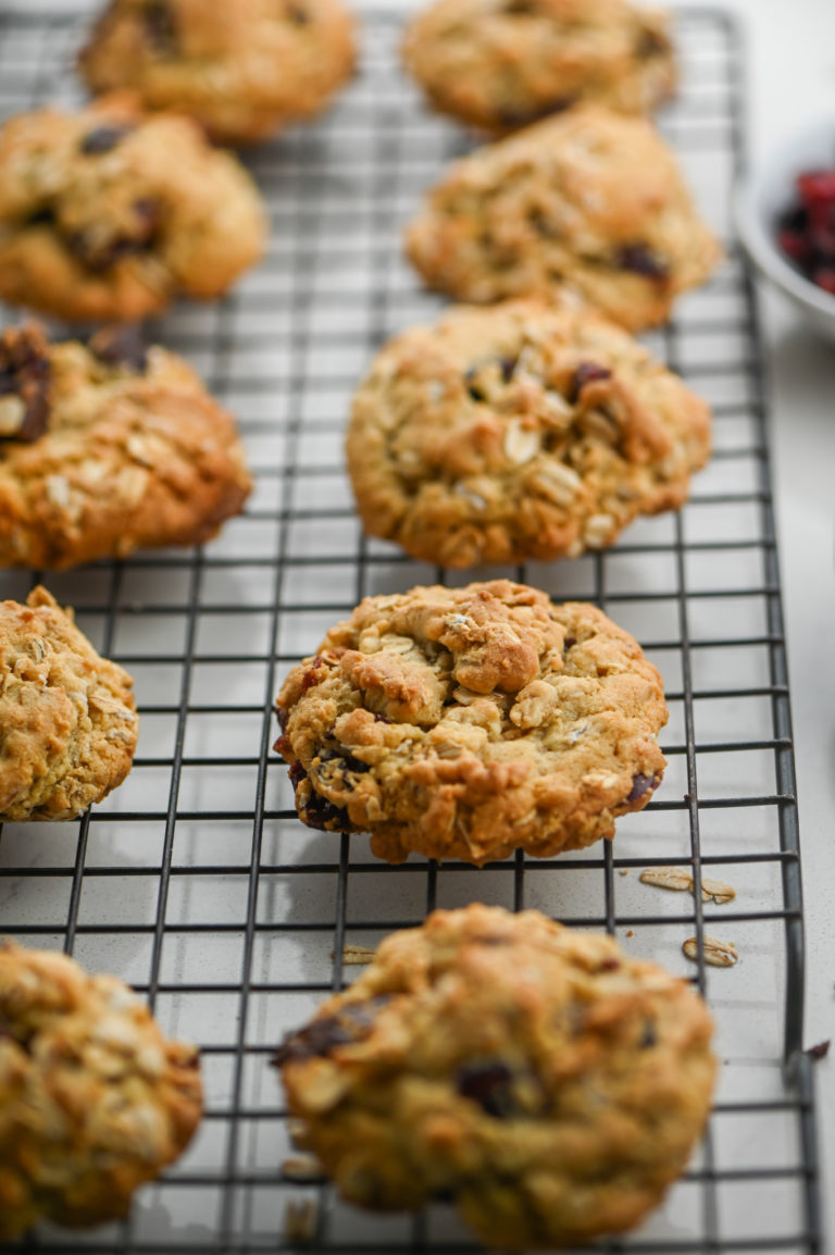 Oatmeal Cranberry Cookies Recipe | Life's Ambrosia