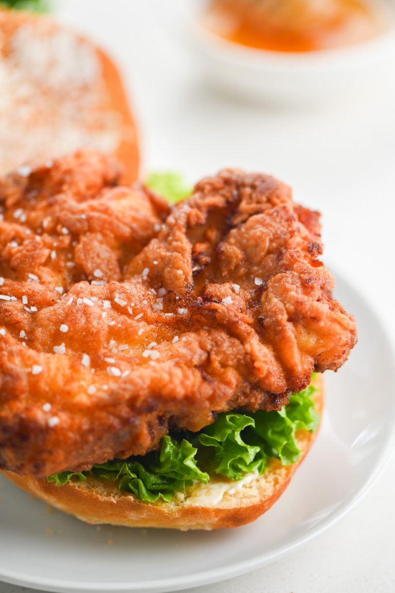 Honey Kissed Crispy Chicken Sandwich - Life's Ambrosia
