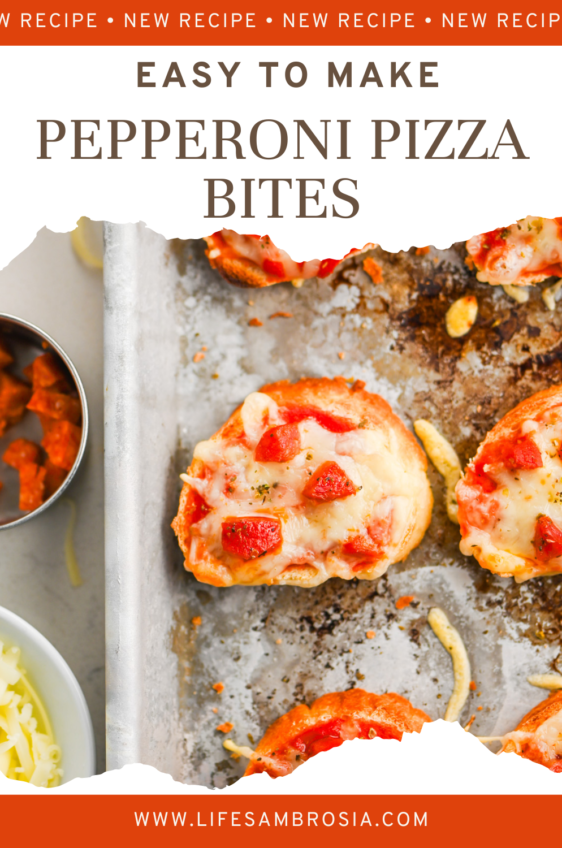 Pepperoni Pizza Bites - Life's Ambrosia