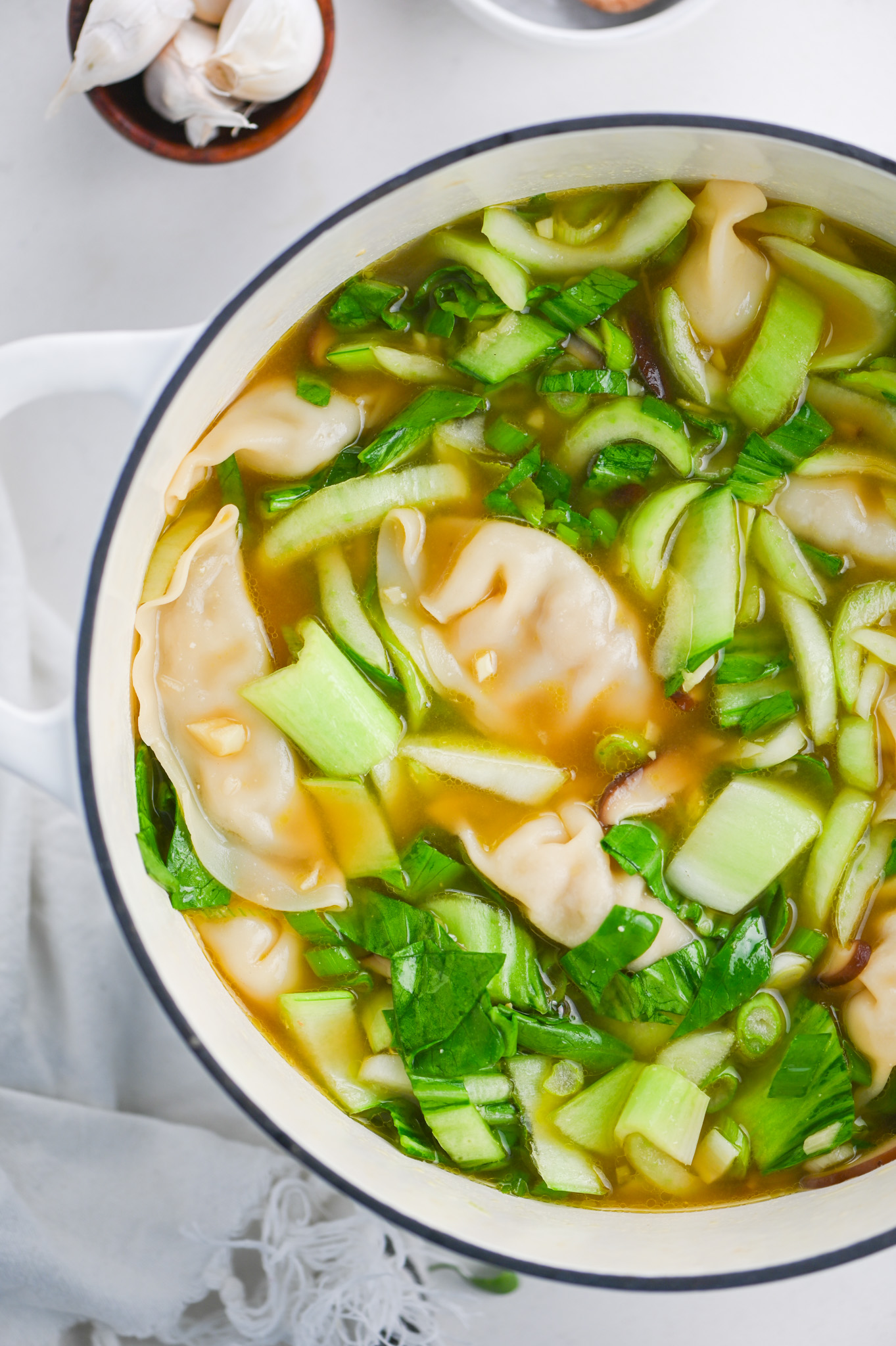 Easy Potsticker Soup Recipe | Life's Ambrosia