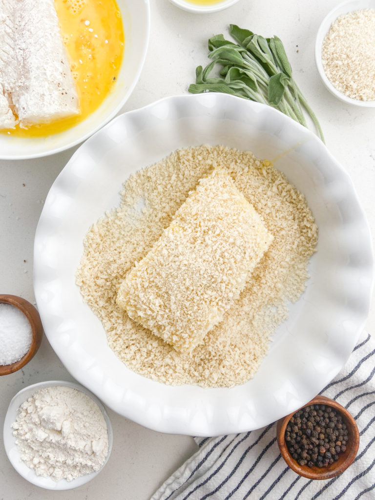 Crispy Fish with Sage Butter Sauce - Life's Ambrosia