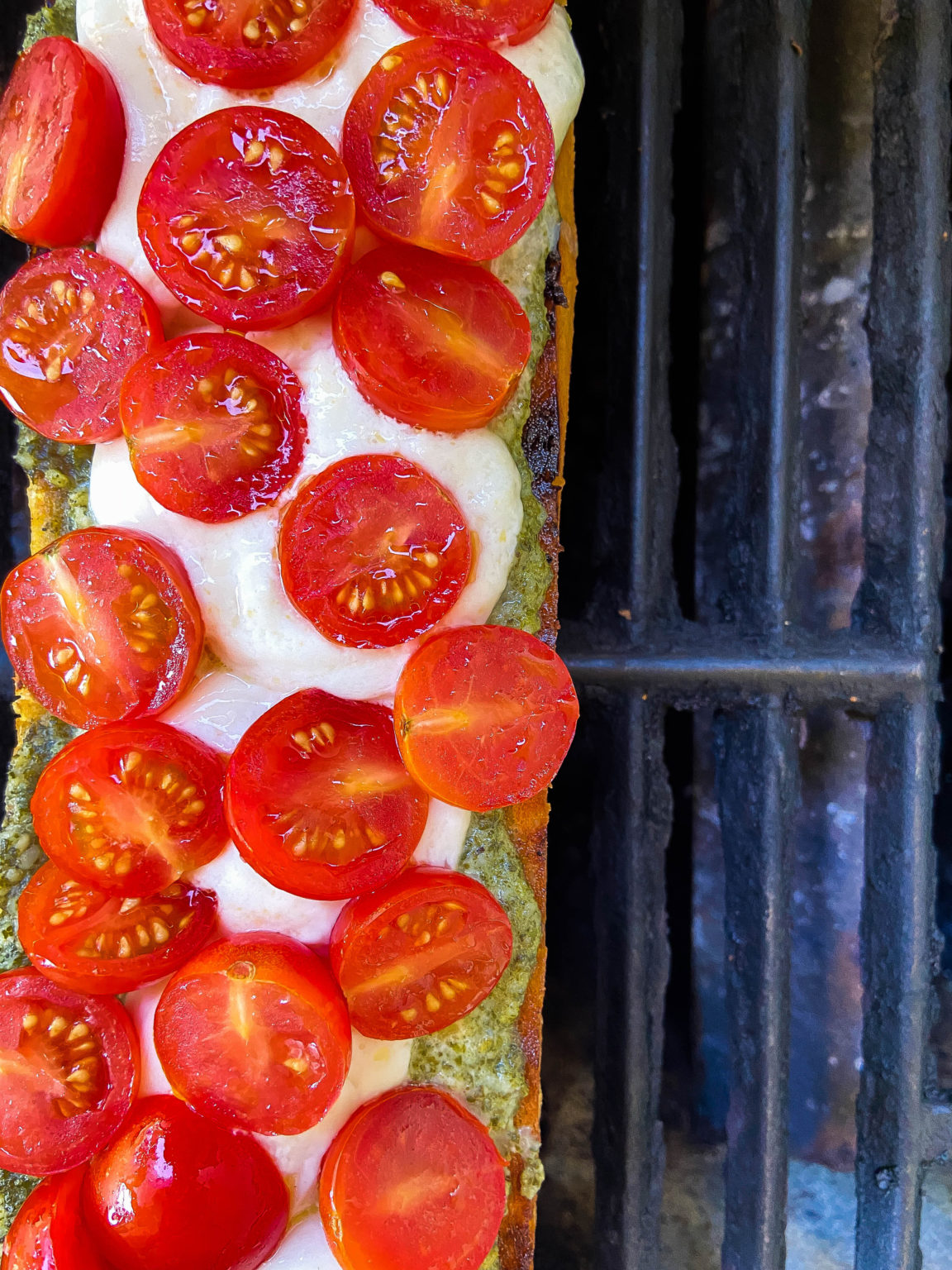 Grilled Burrata Caprese Bread Recipe {with Video} | Life's Ambrosia