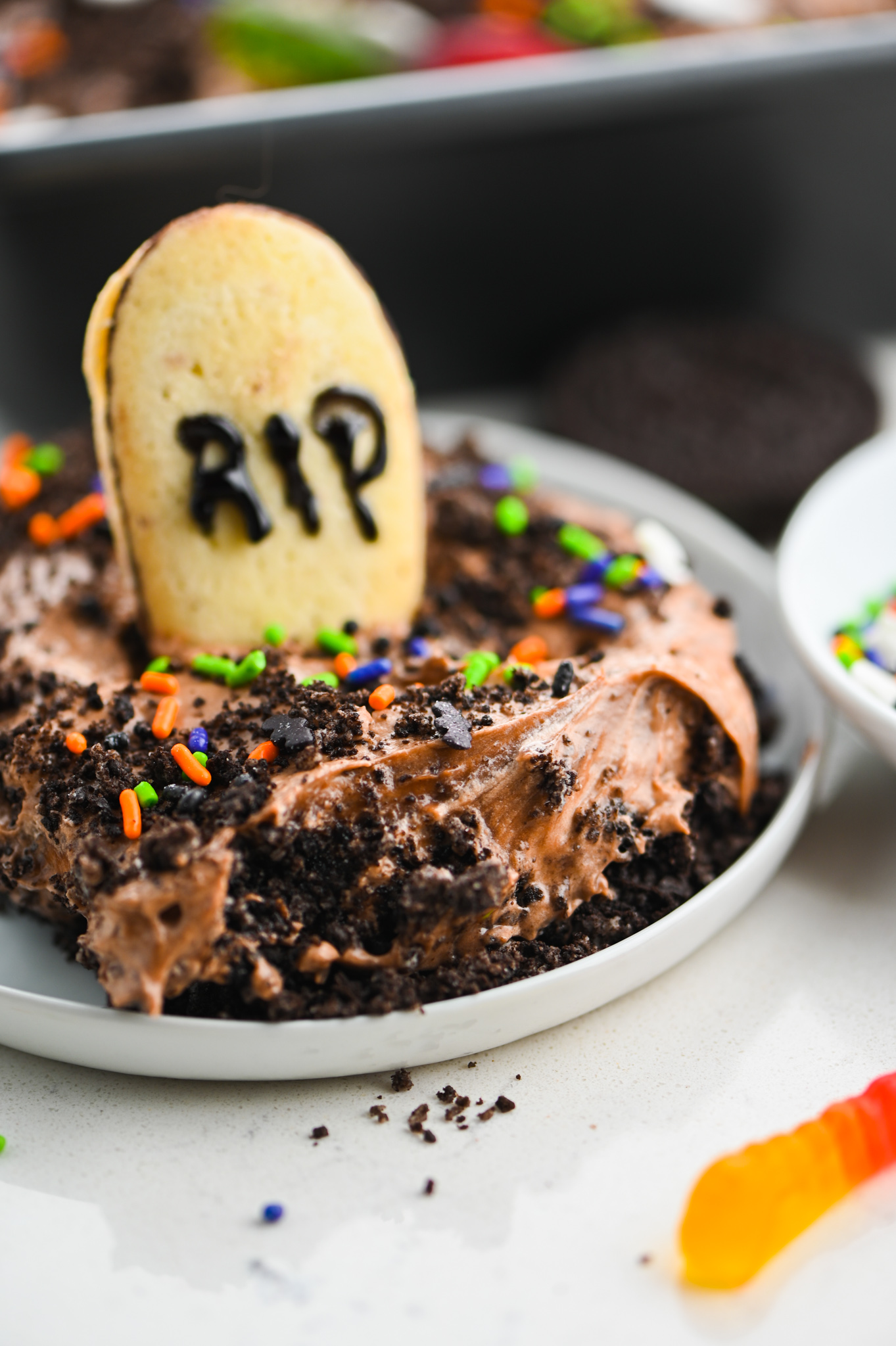 Halloween Dirt Pudding - Life's Ambrosia