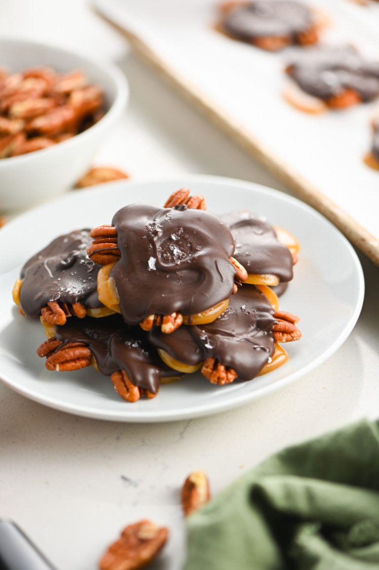 Homemade Chocolate Turtles - Life's Ambrosia