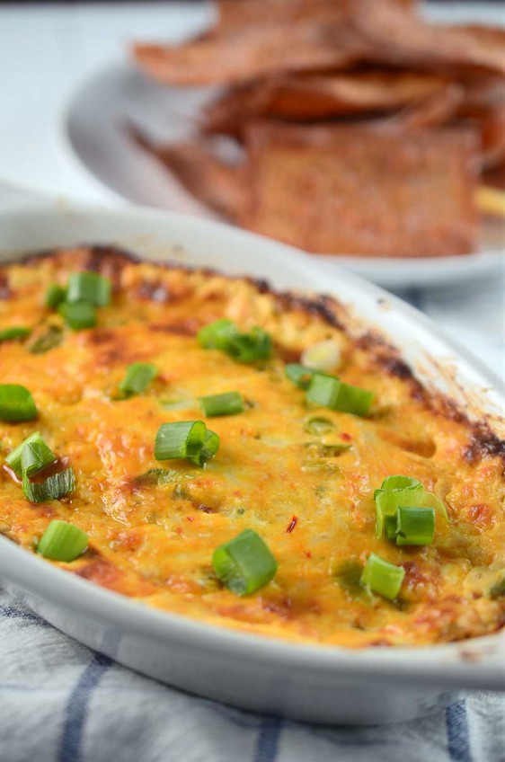 Hot Cheesy Scallion Dip