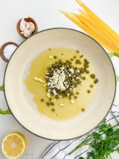 Lemon Caper Pasta Recipe | Life's Ambrosia