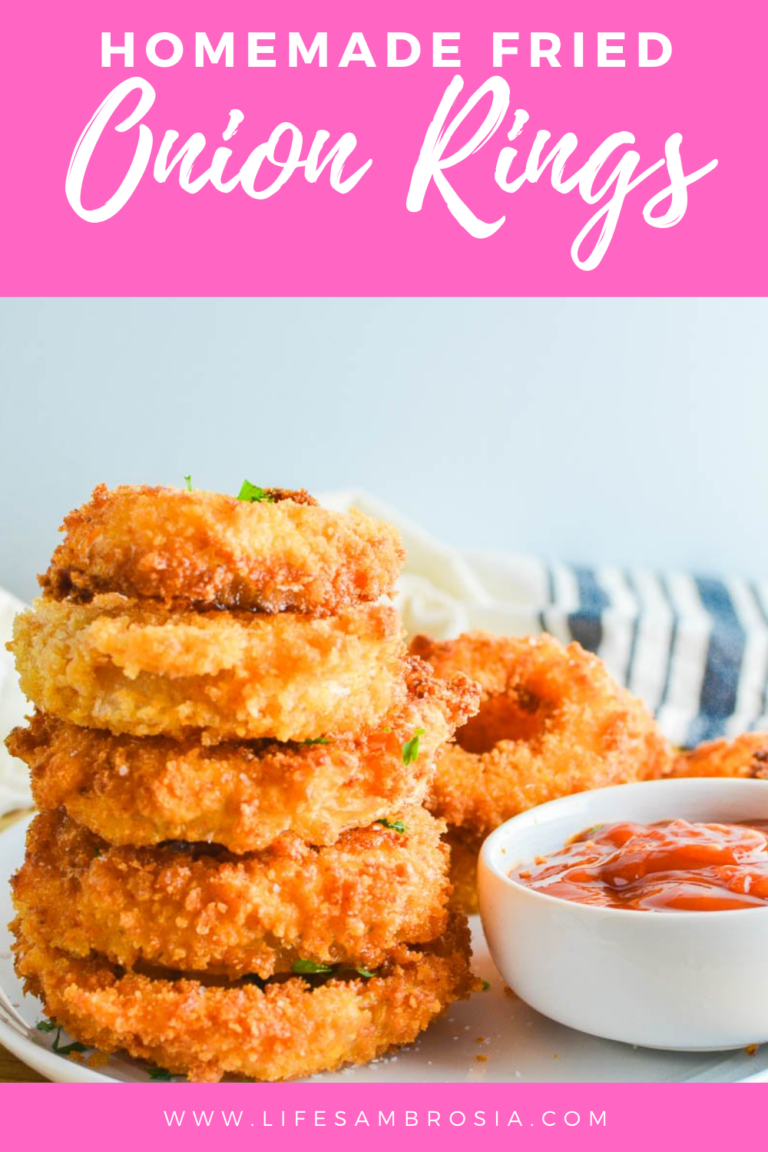 Homemade Fried Onion Rings Recipe | Life's Ambrosia